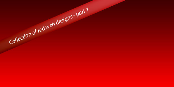 20 Red Websites Part 1 - Template Color